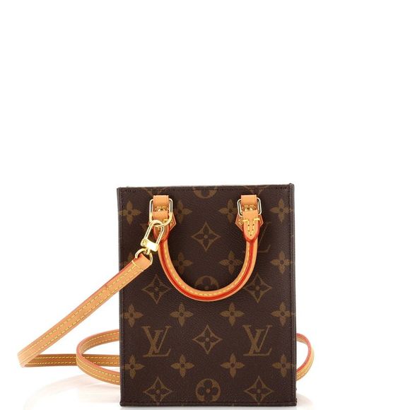 Louis Vuitton | Bags | Louis Vuitton Petit Sac Plat Bag Monogram Canvas ...